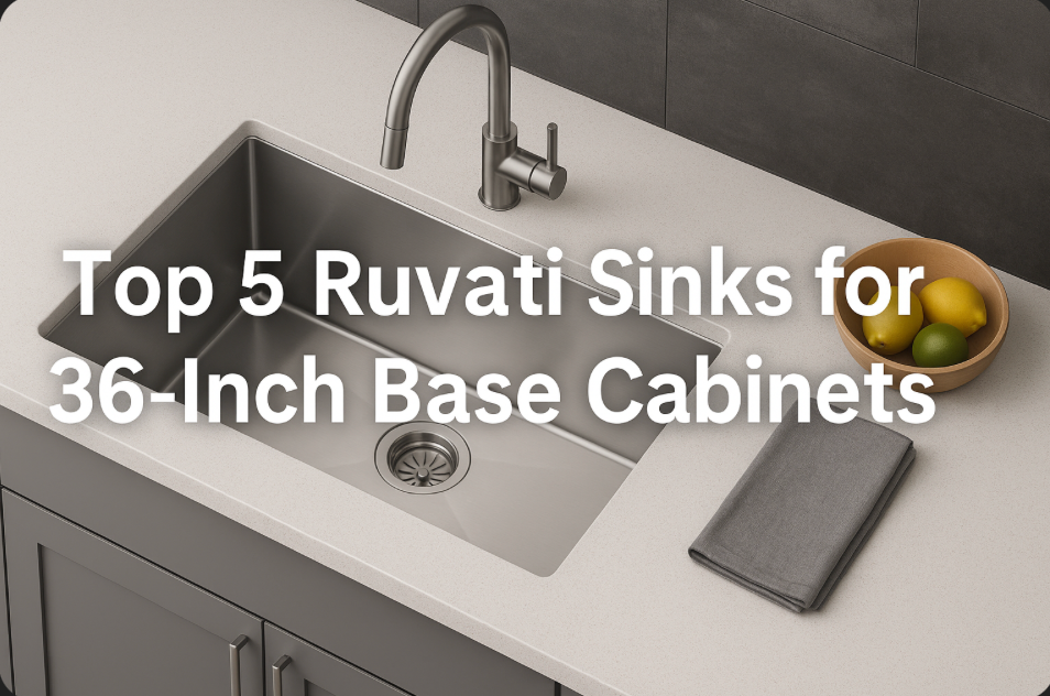 Top 5 Ruvati Sinks for 36-Inch Base Cabinets: A Comprehensive Guide