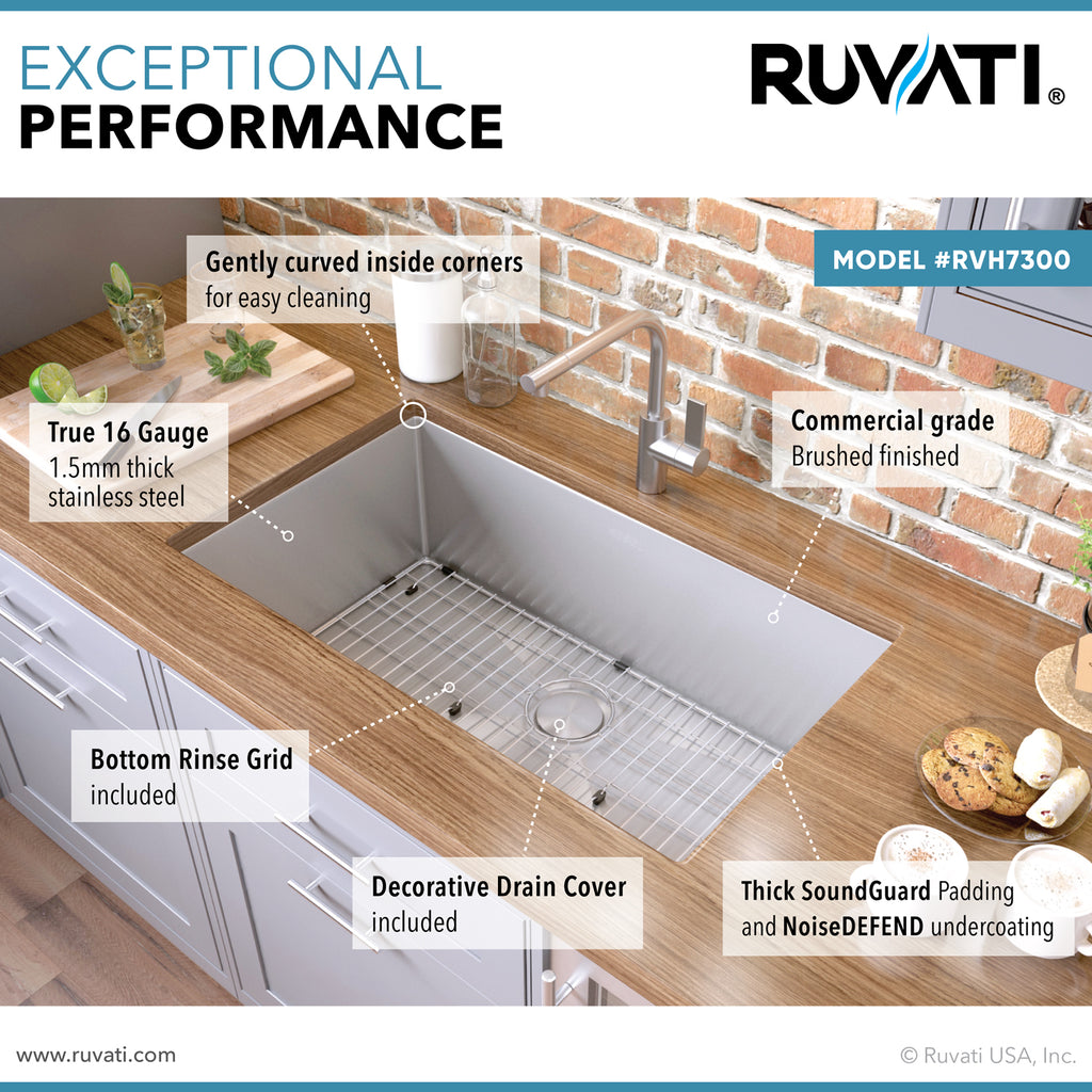 Ruvati kitchen sinks — RTA kitchen and Bath