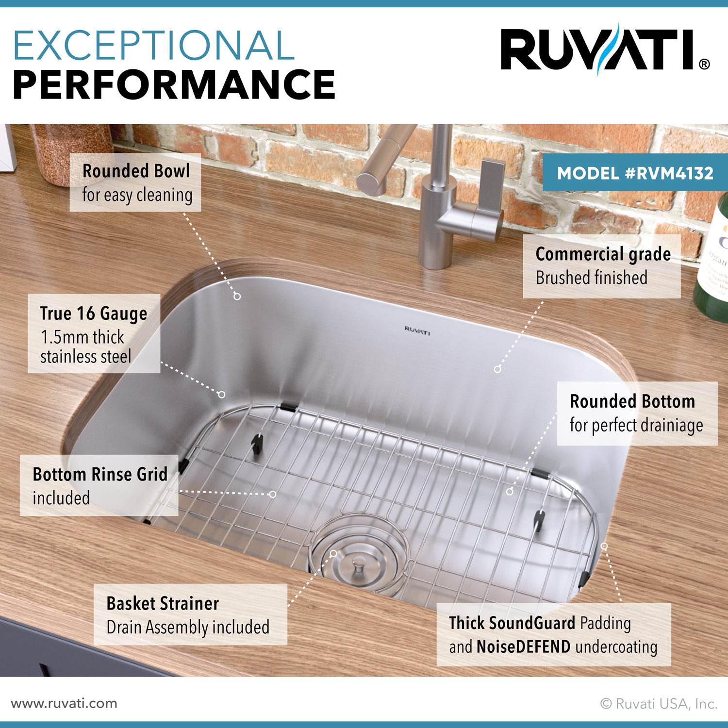 Ruvati Kitchen Sinks for Sale – Shop Durable & Stylish Options Now